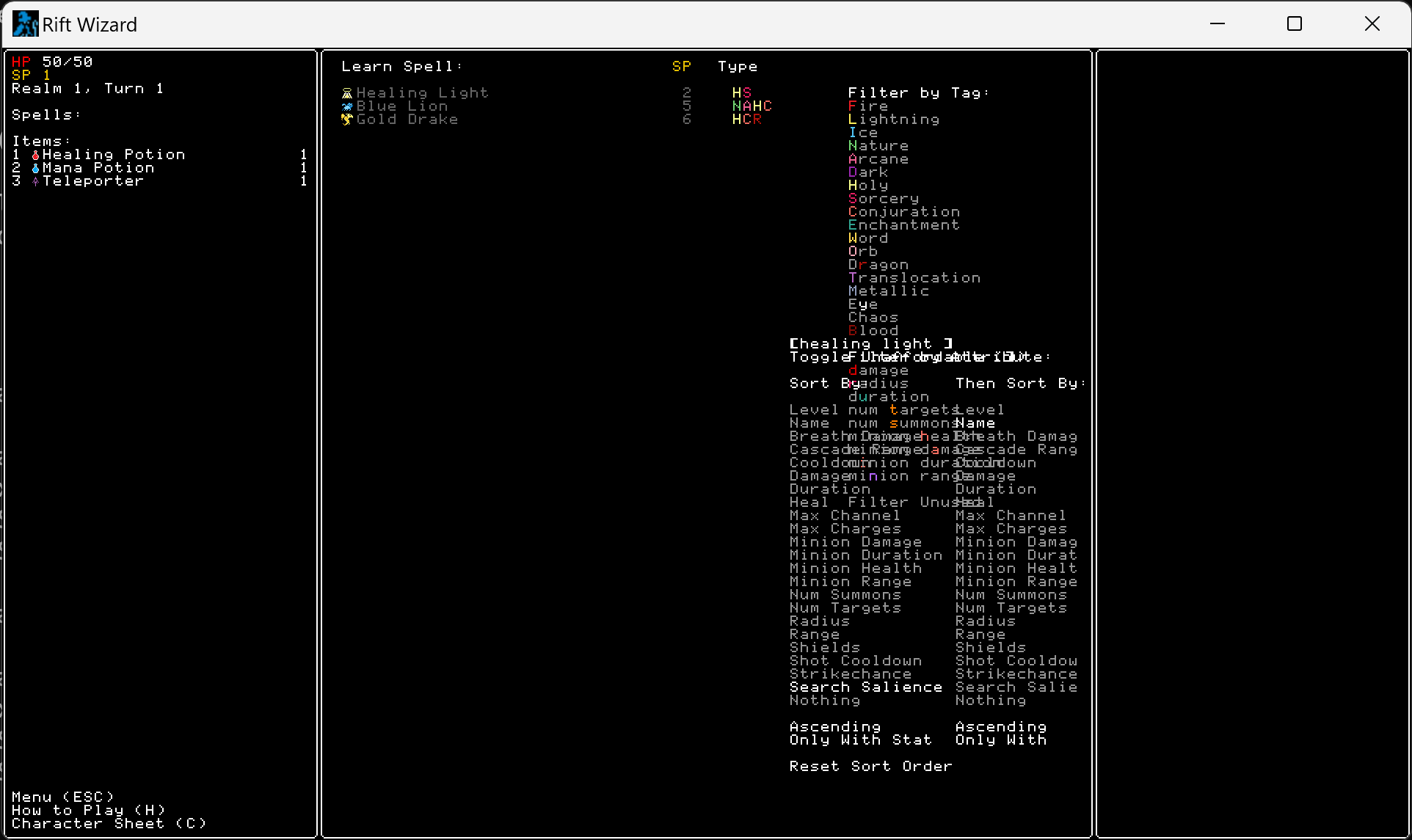 Rift Wizard 2 攻略データ集
