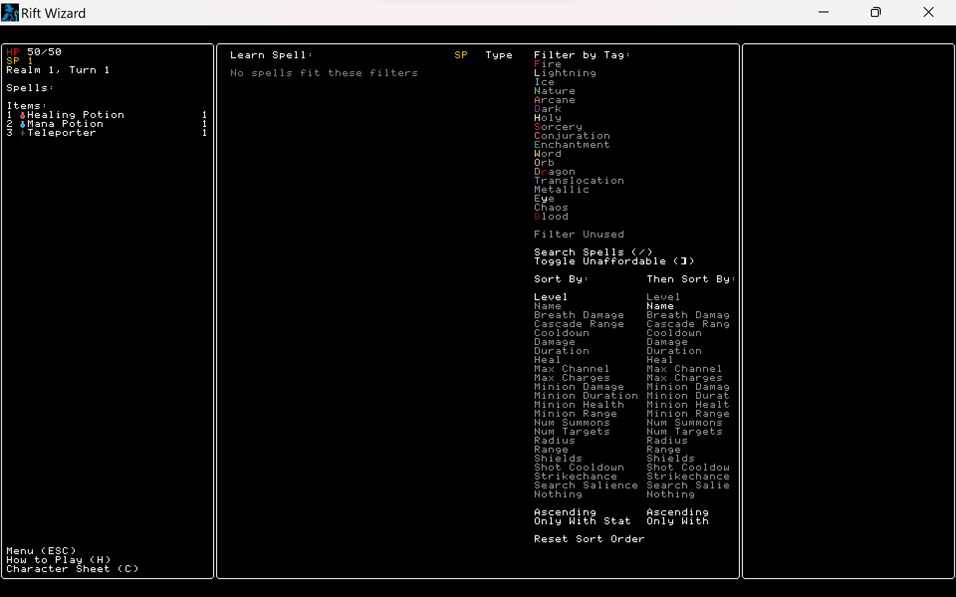 Rift Wizard 2 攻略データ集